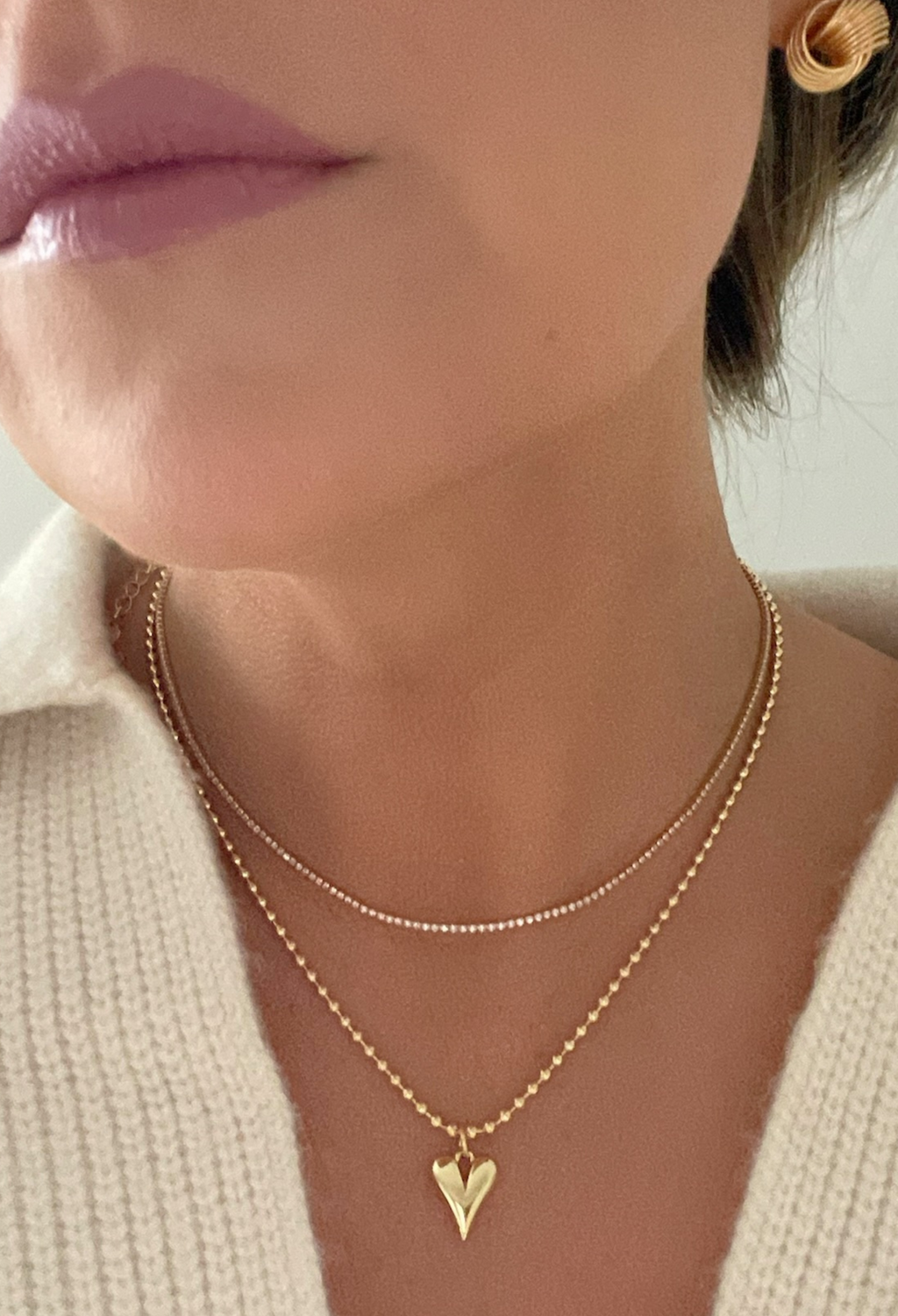 18k Gold-Filled Tiny Heart Necklace – Dainty & Timeless | Dylan Rae Jewelry